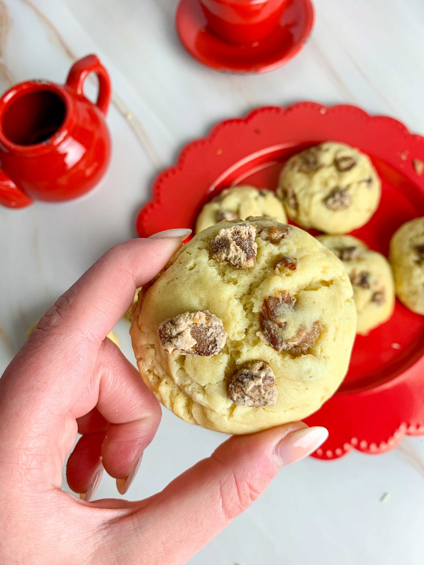 Gebrannte Mandel Cookies - Zauberhaft Backen